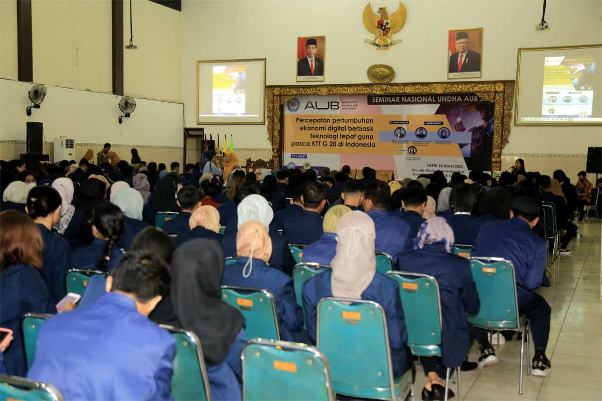 Seminar Nasional UNDHA AUB 2023 Seiring Dengan Penandatangan MoU ...